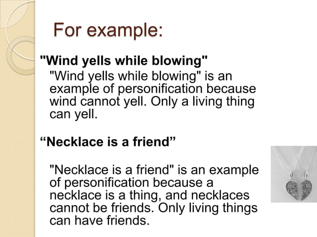 Personification in Poetry Presentation | PPTX