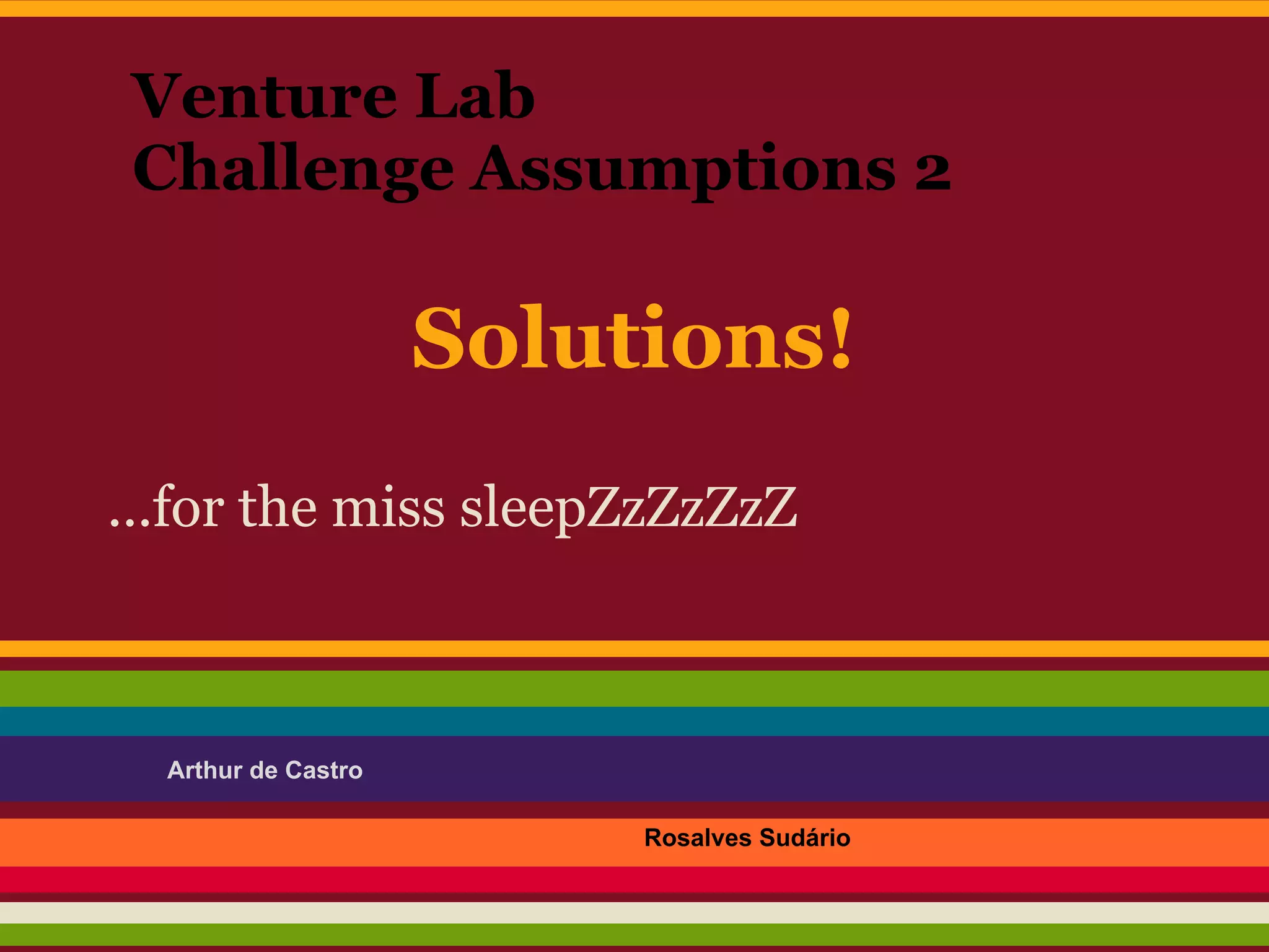 Challenge assumptions 2 | PPT