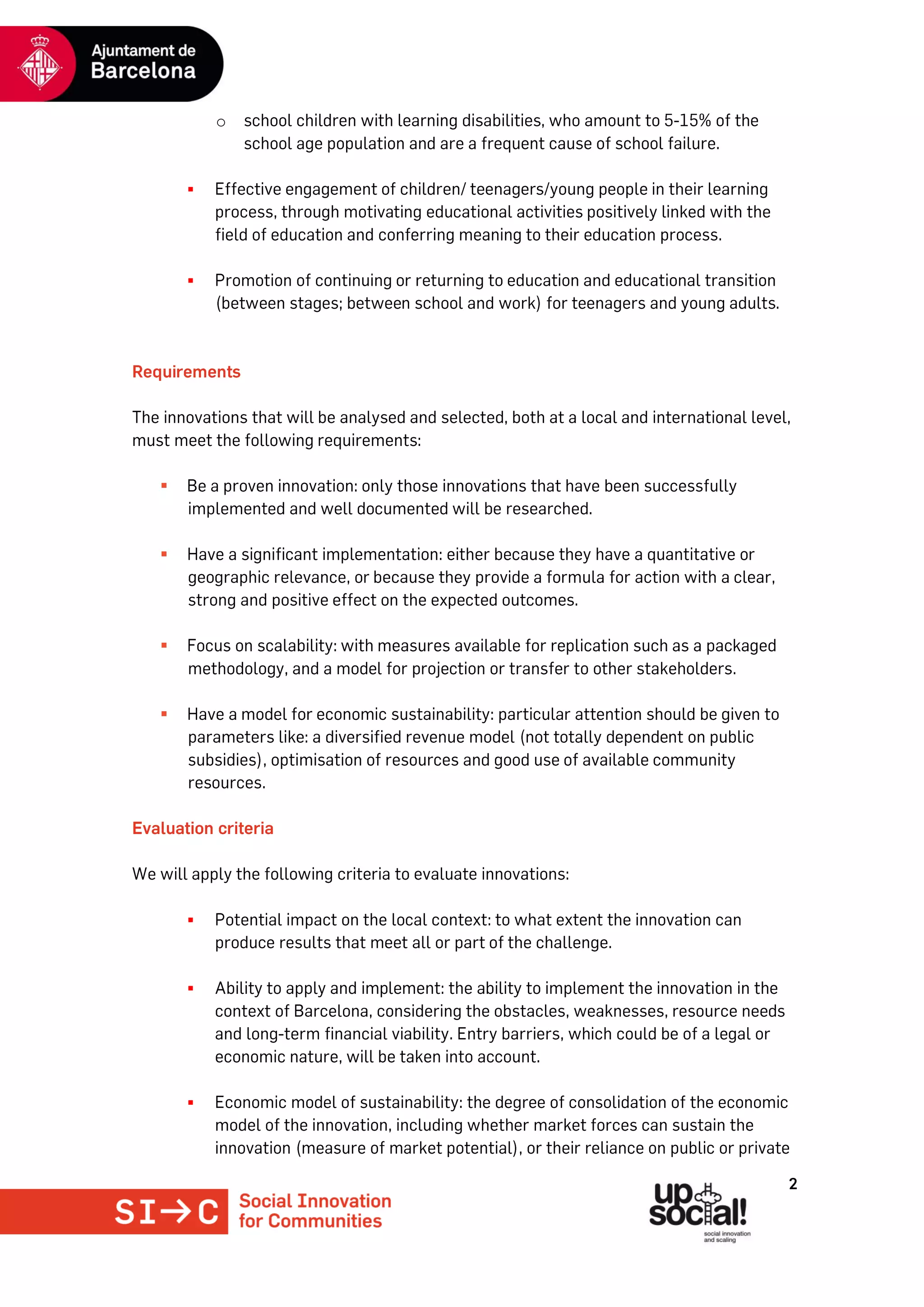 Challenge Brief #exiteducatiu eng | PDF