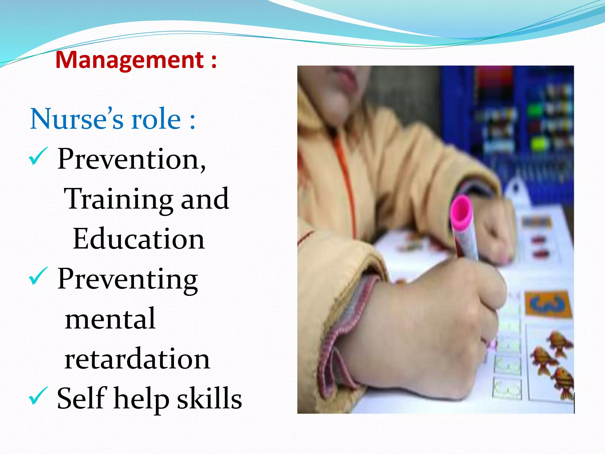 Challenged child management | PPTX