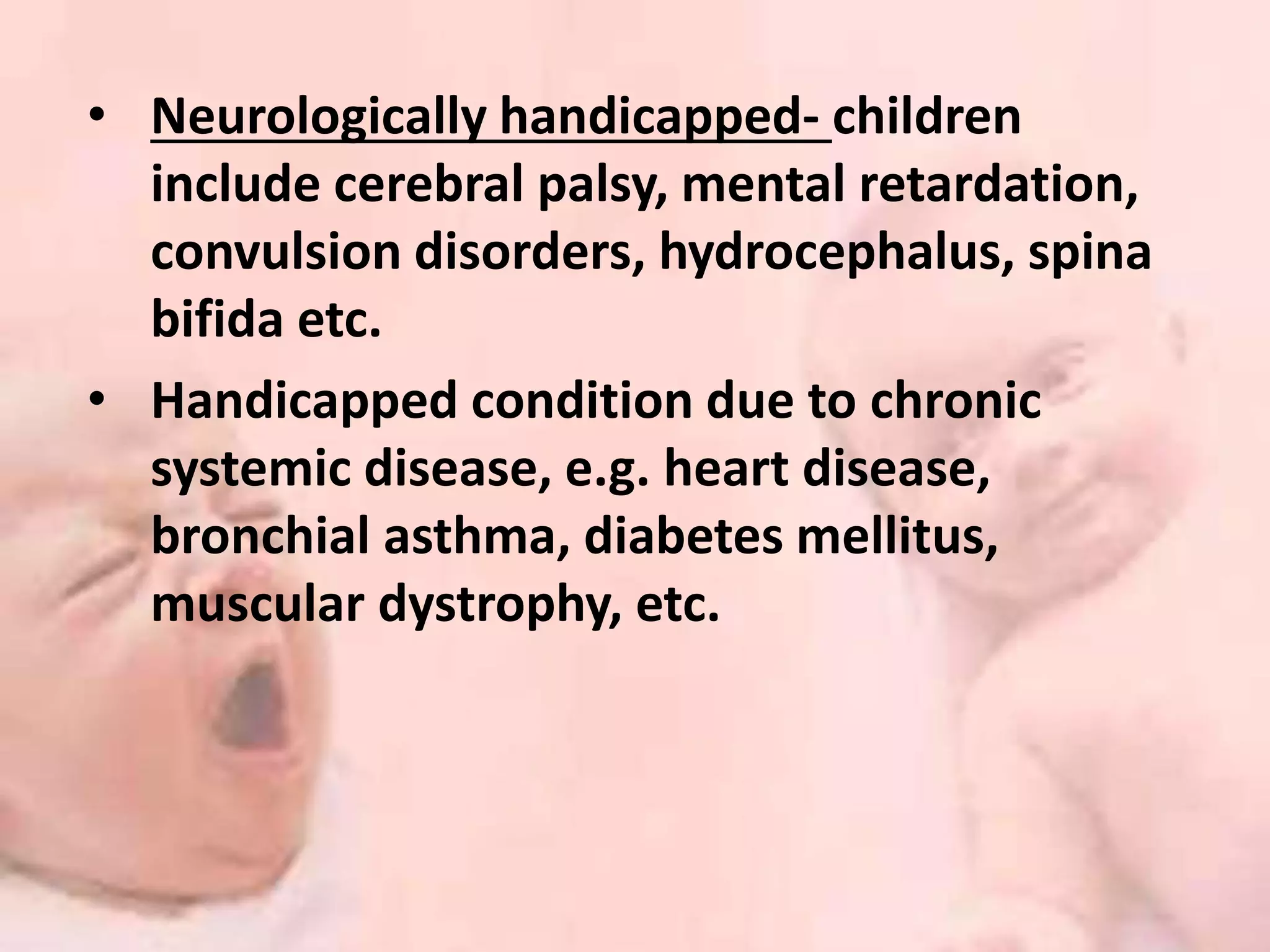 Challenged children | PPTX