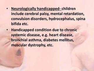 Challenged children | PPTX