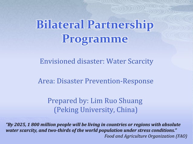 [Challenge:Future] Bilateral Partnership Programme | PPT