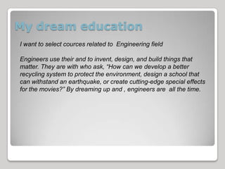 [Challenge:Future] challenge: My Dream Job | PPTX | Business | Business ...