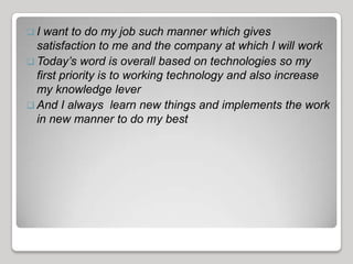 [Challenge:Future] challenge: My Dream Job | PPTX | Business | Business ...