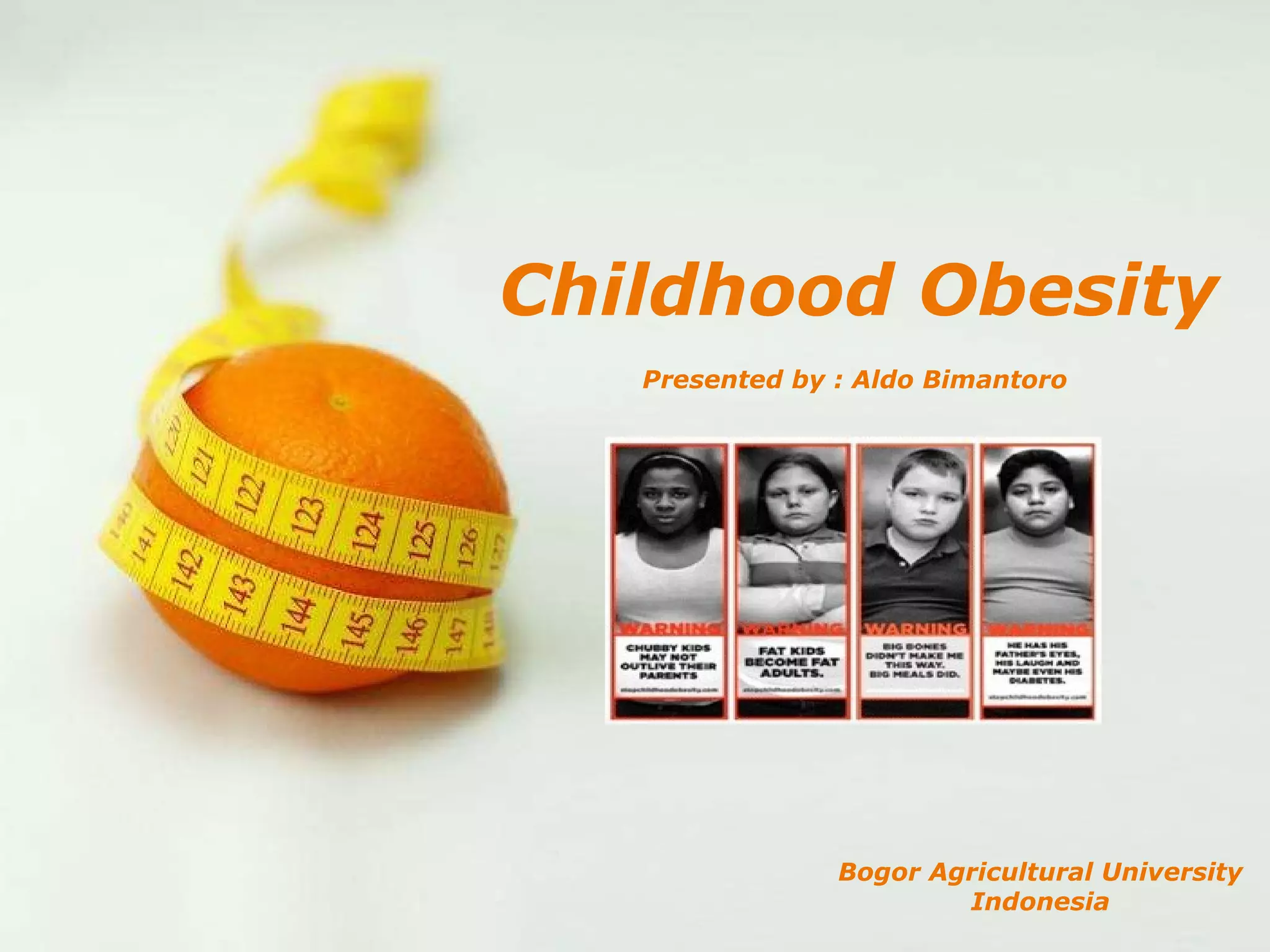 [Challenge:Future] Childhood Obesity | PPT