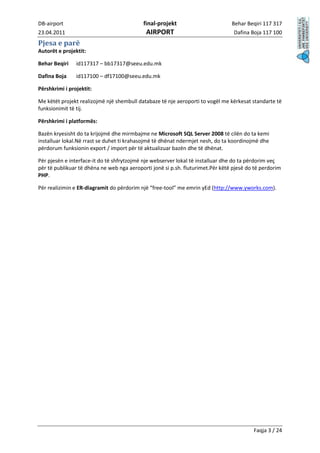 [Challenge:Future] Database for Airport | PDF