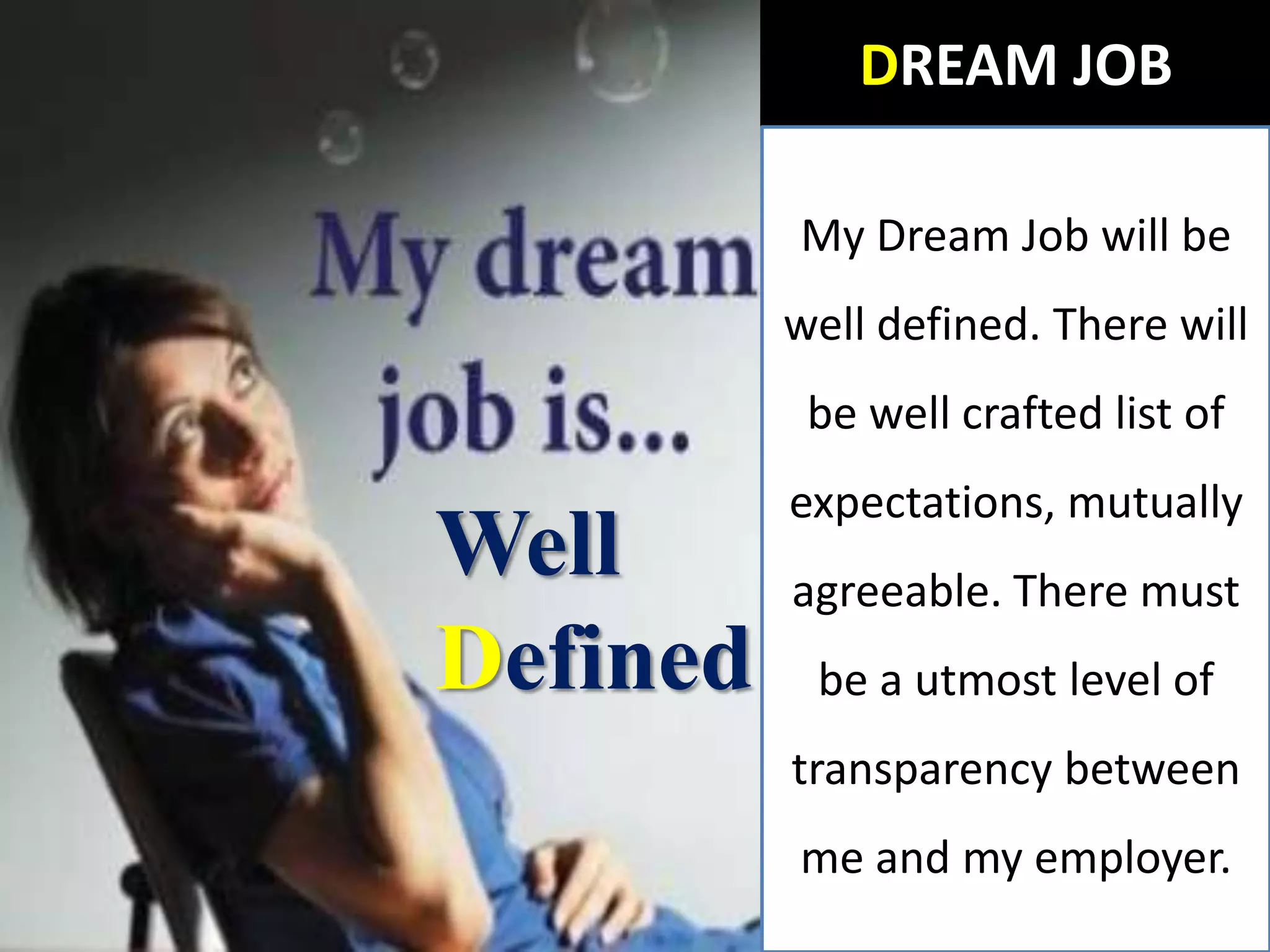 [Challenge:Future] Eagles: My Dream Job - A job and education system thats governed by ...