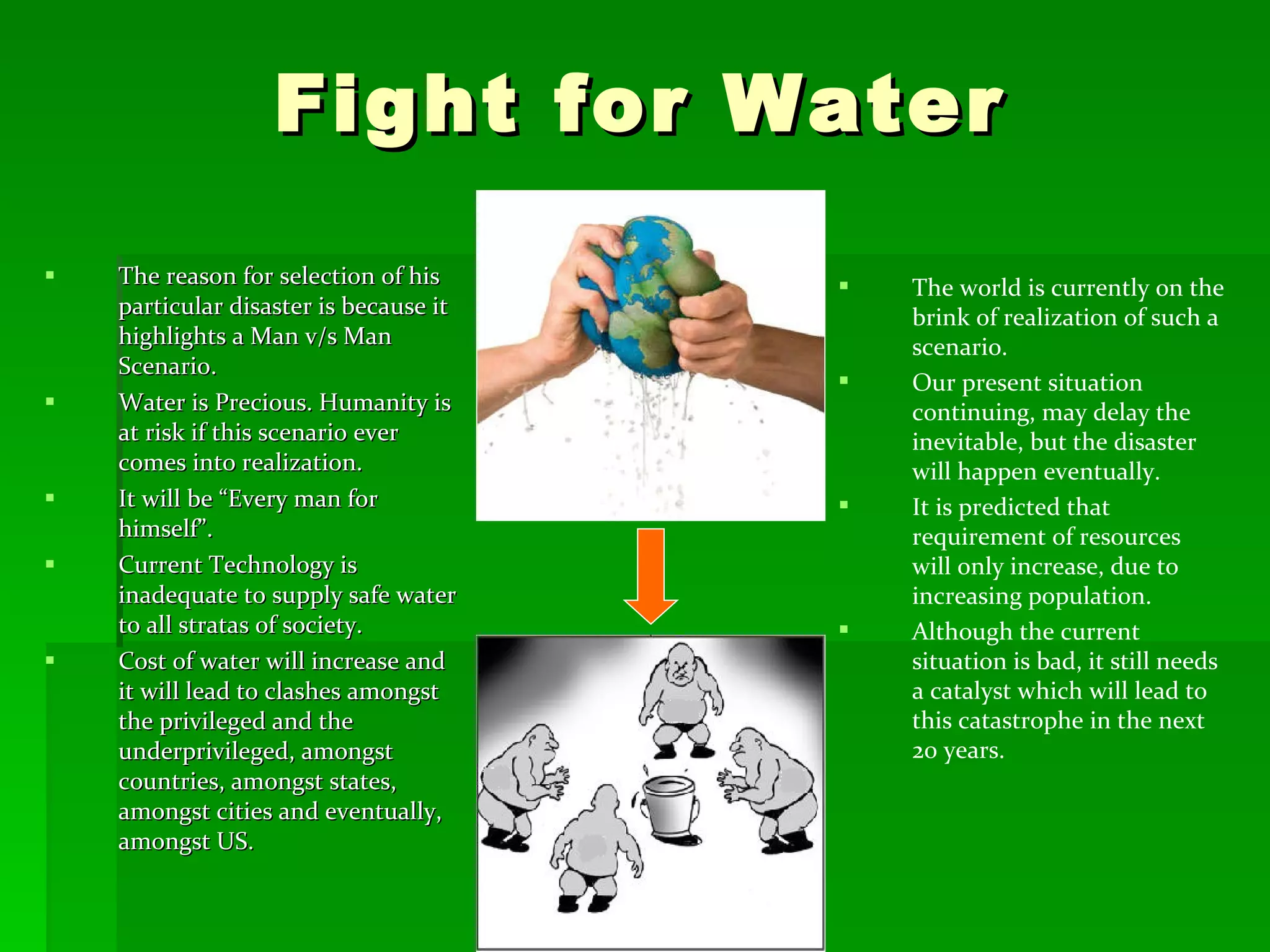 [Challenge:Future] Fight for Water | PPT | Water Services | Home Utilities