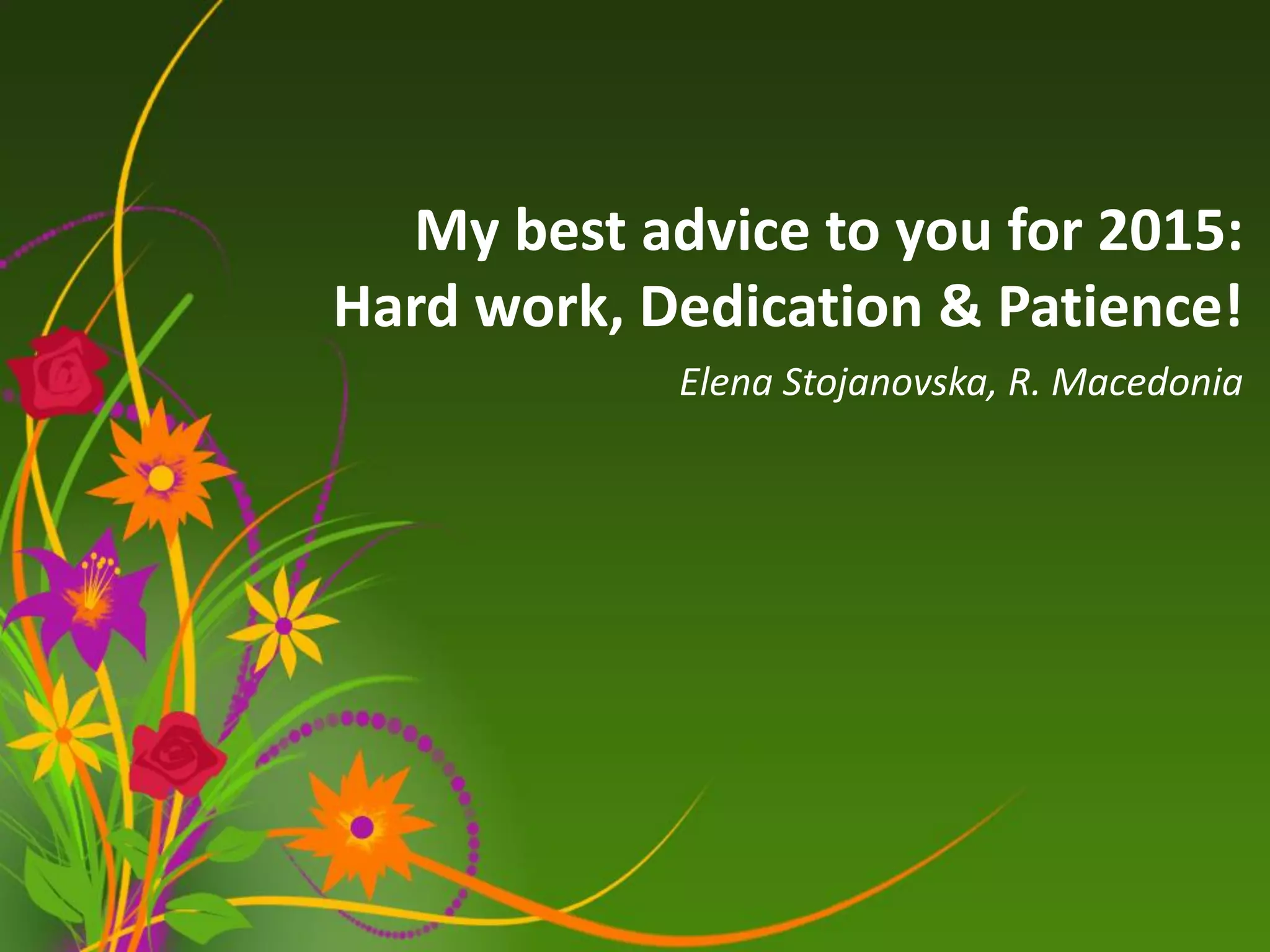 [Challenge:Future] Hard work, Dedication & Patience! | PDF