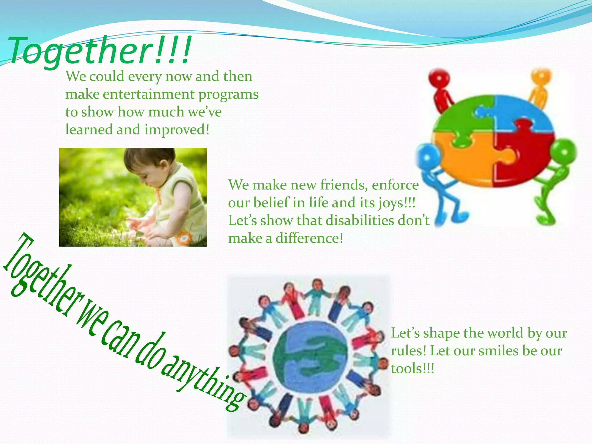 [Challenge:Future] Helping children with disabilities | PPTX