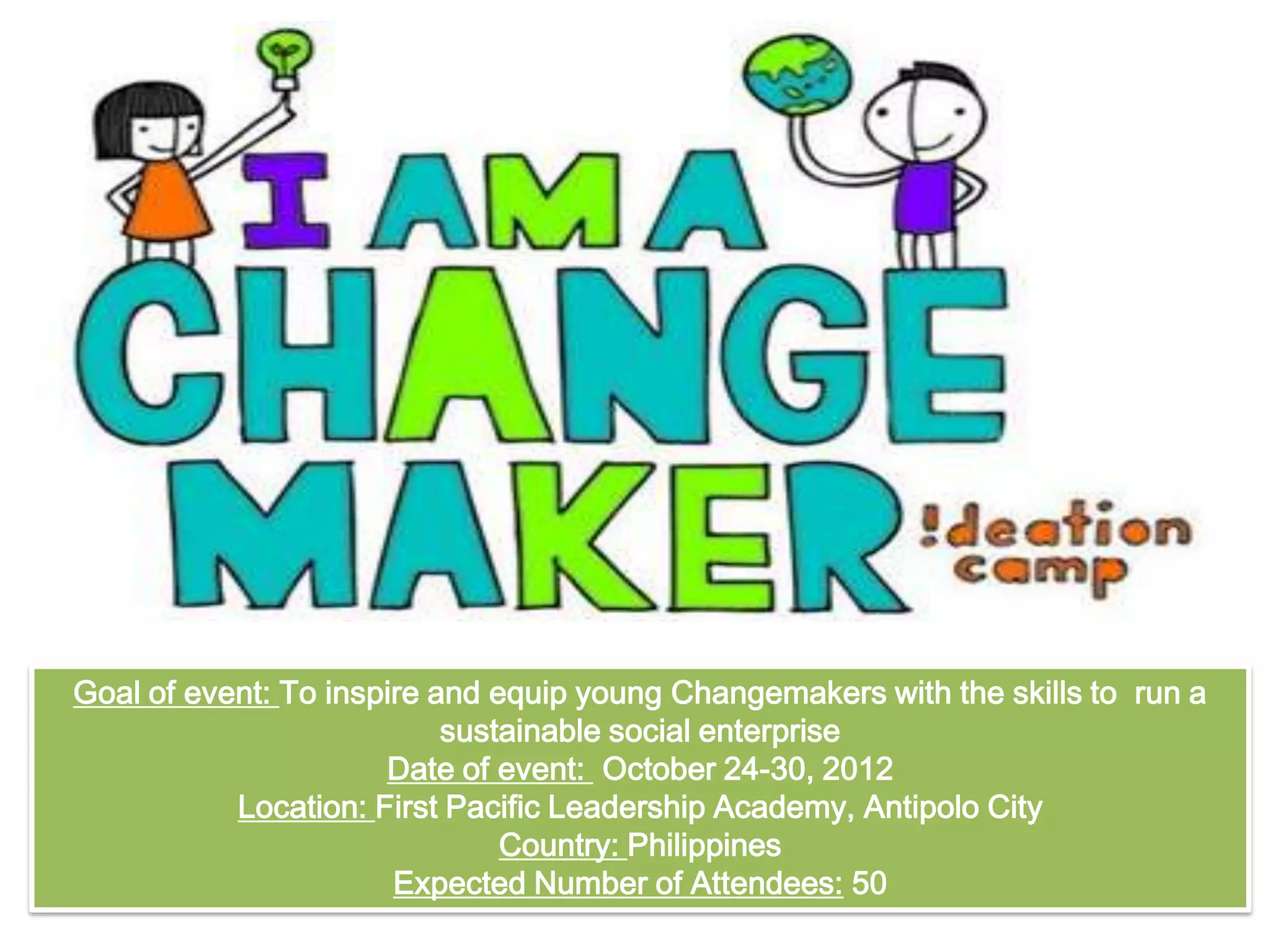 [Challenge:Future] I am Changemaker | PPTX