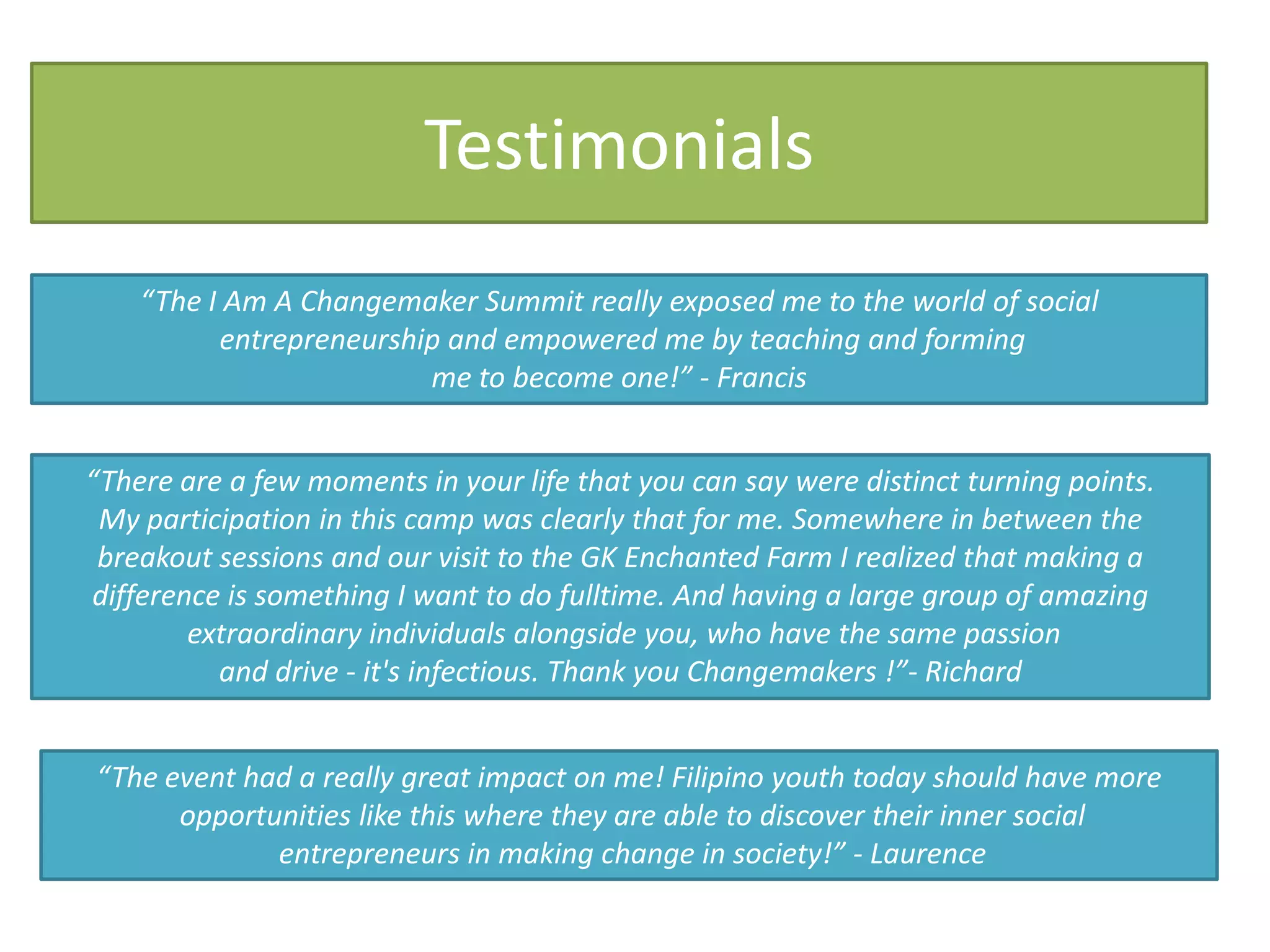 [Challenge:Future] I am Changemaker | PPTX