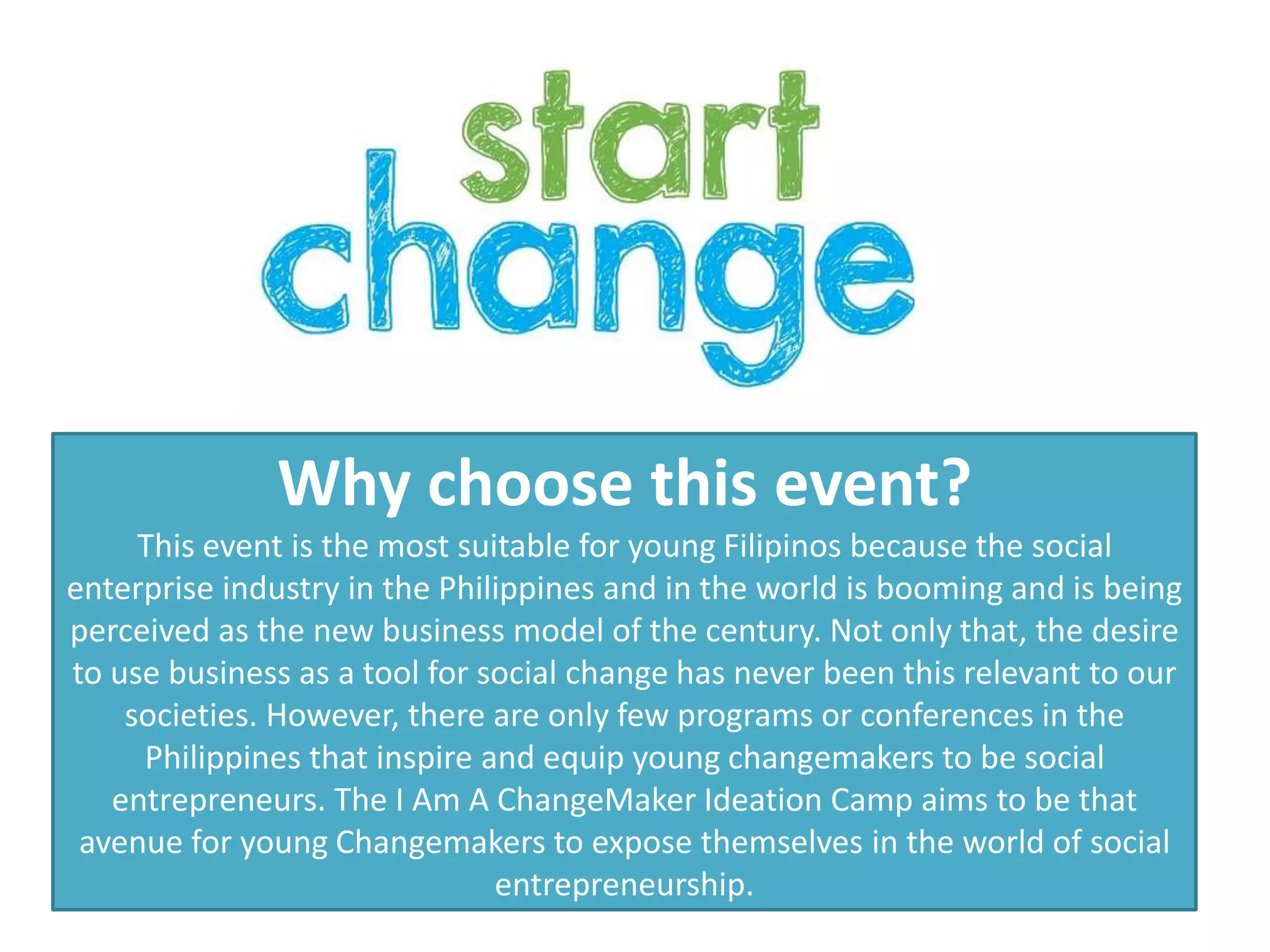 [Challenge:Future] I am Changemaker | PPTX