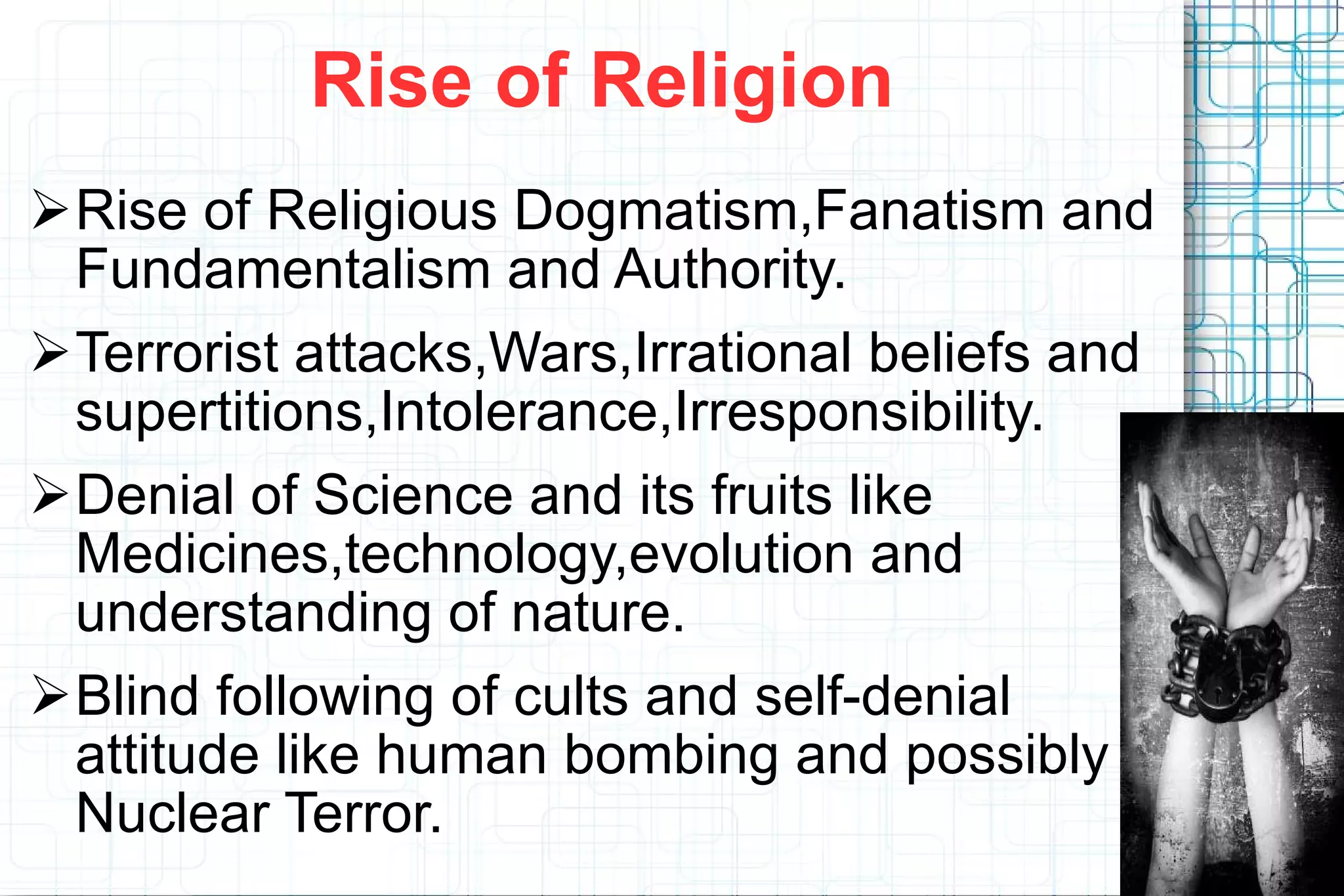 [Challenge:Future] Rise of Religion | PPT