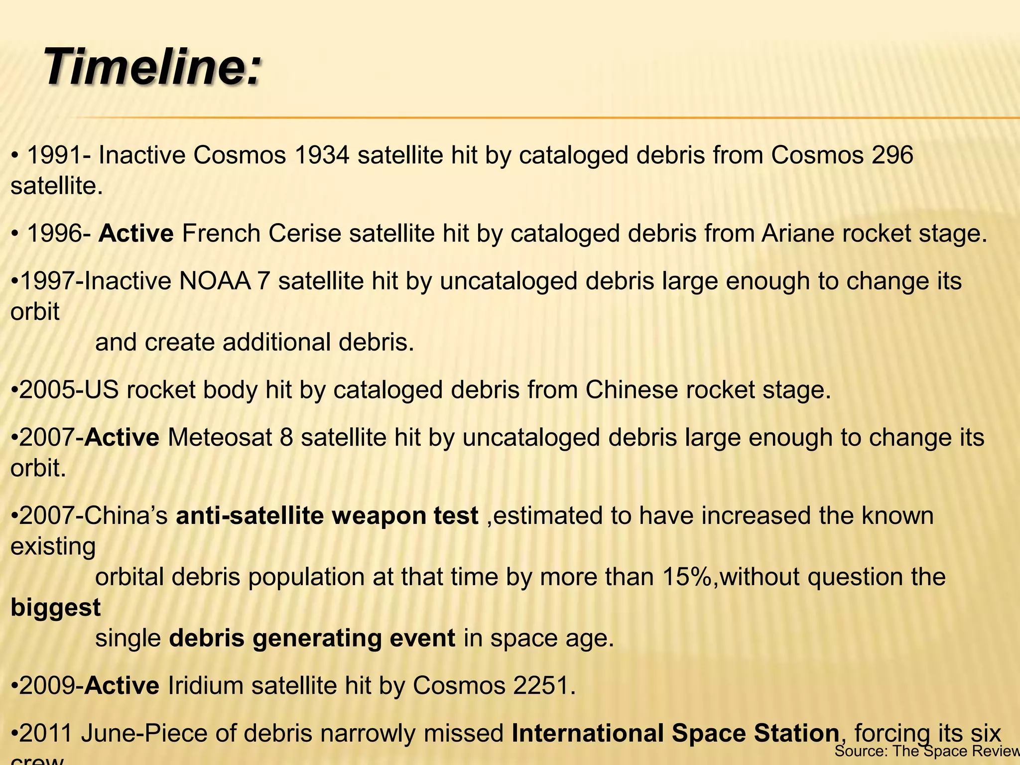 [Challenge:Future] Space Debris | PPTX