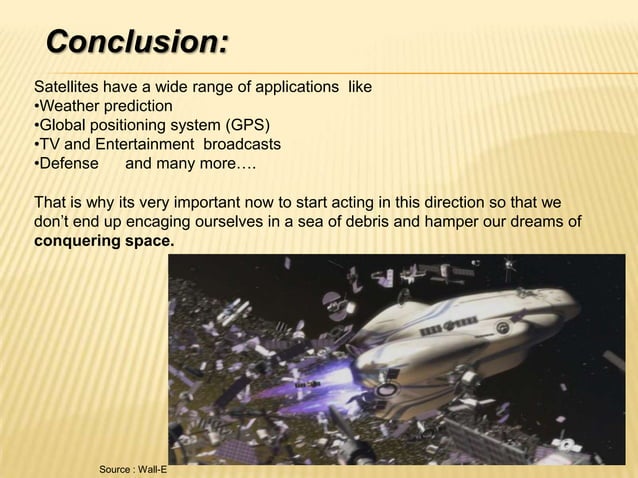 [Challenge:Future] Space Debris | PPT