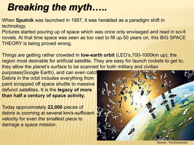 [Challenge:Future] Space Debris | PPT