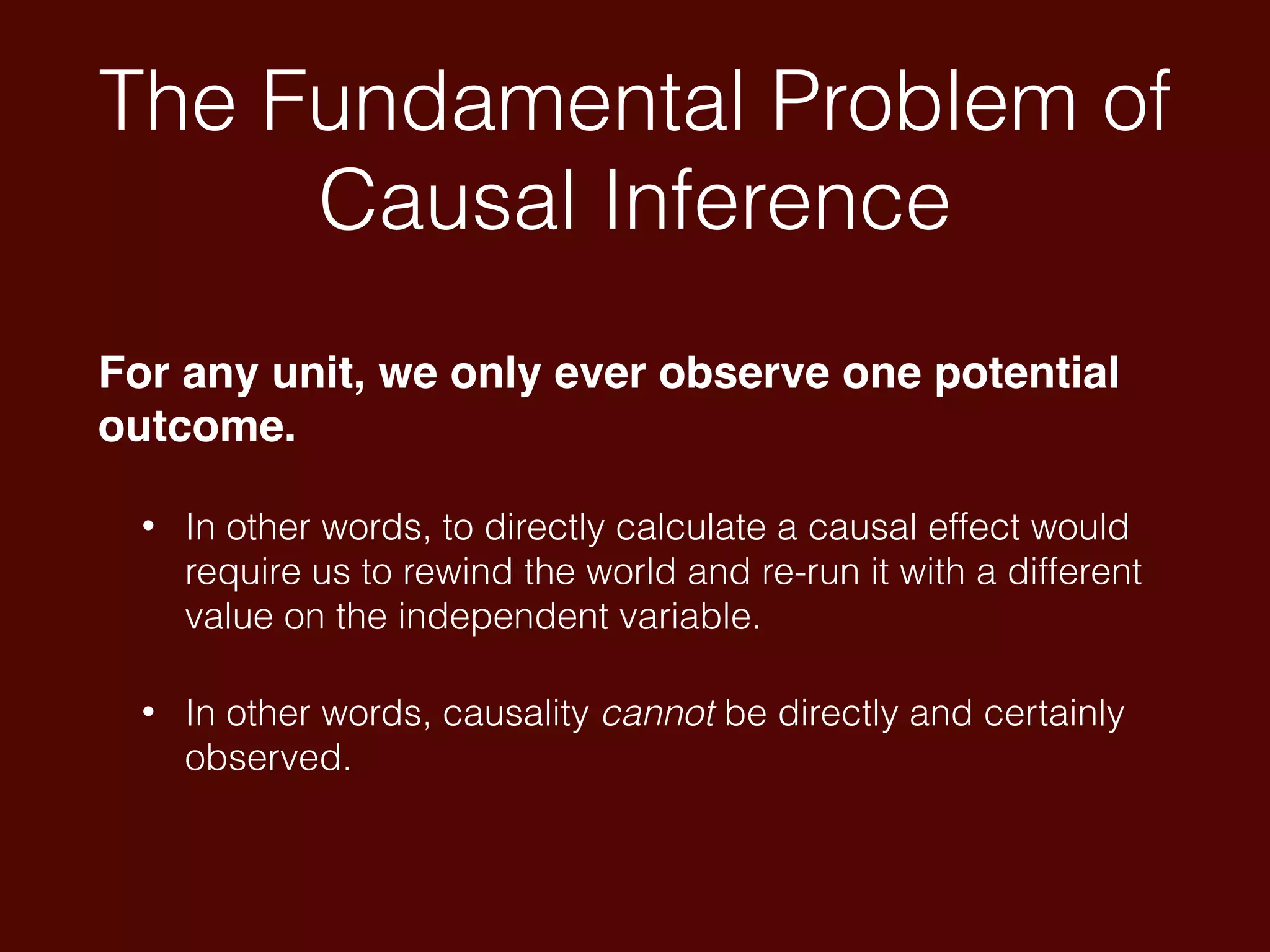 The Challenge of Inference in the Social Sciences | PDF