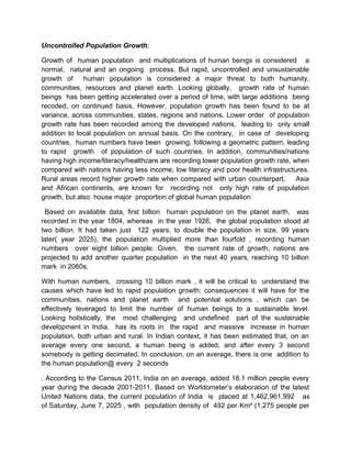 Challenge of over-population in Urban India- 11-7-25.docx