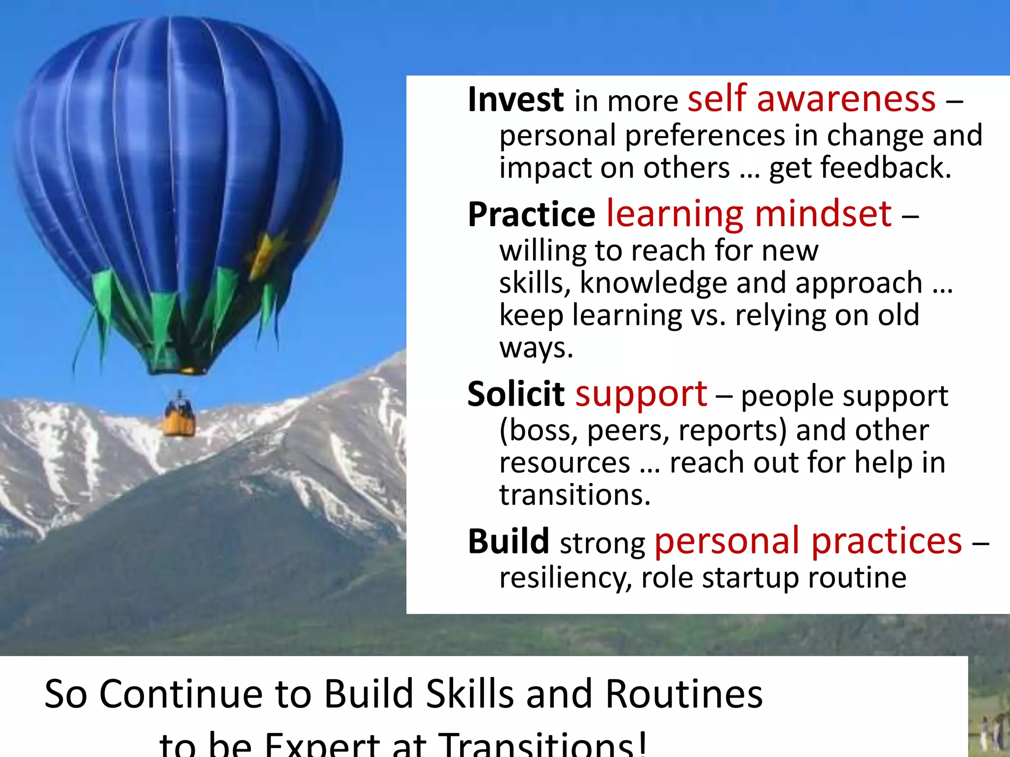 Challenge of transition | PPTX