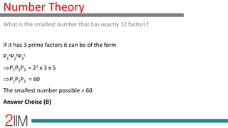 Number Theory - C1 | PPT