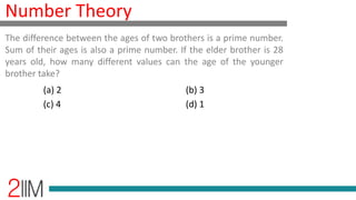 Number Theory - C3 | PPT