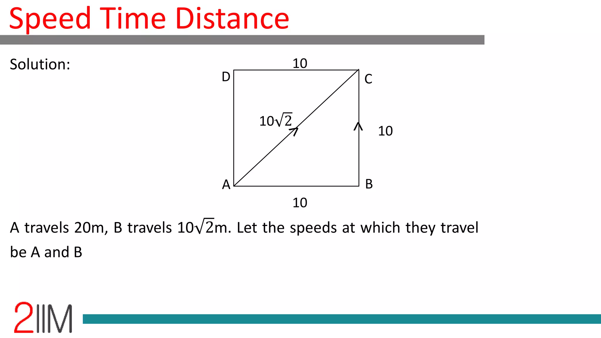Speed Time Distance - C1 | PPTX