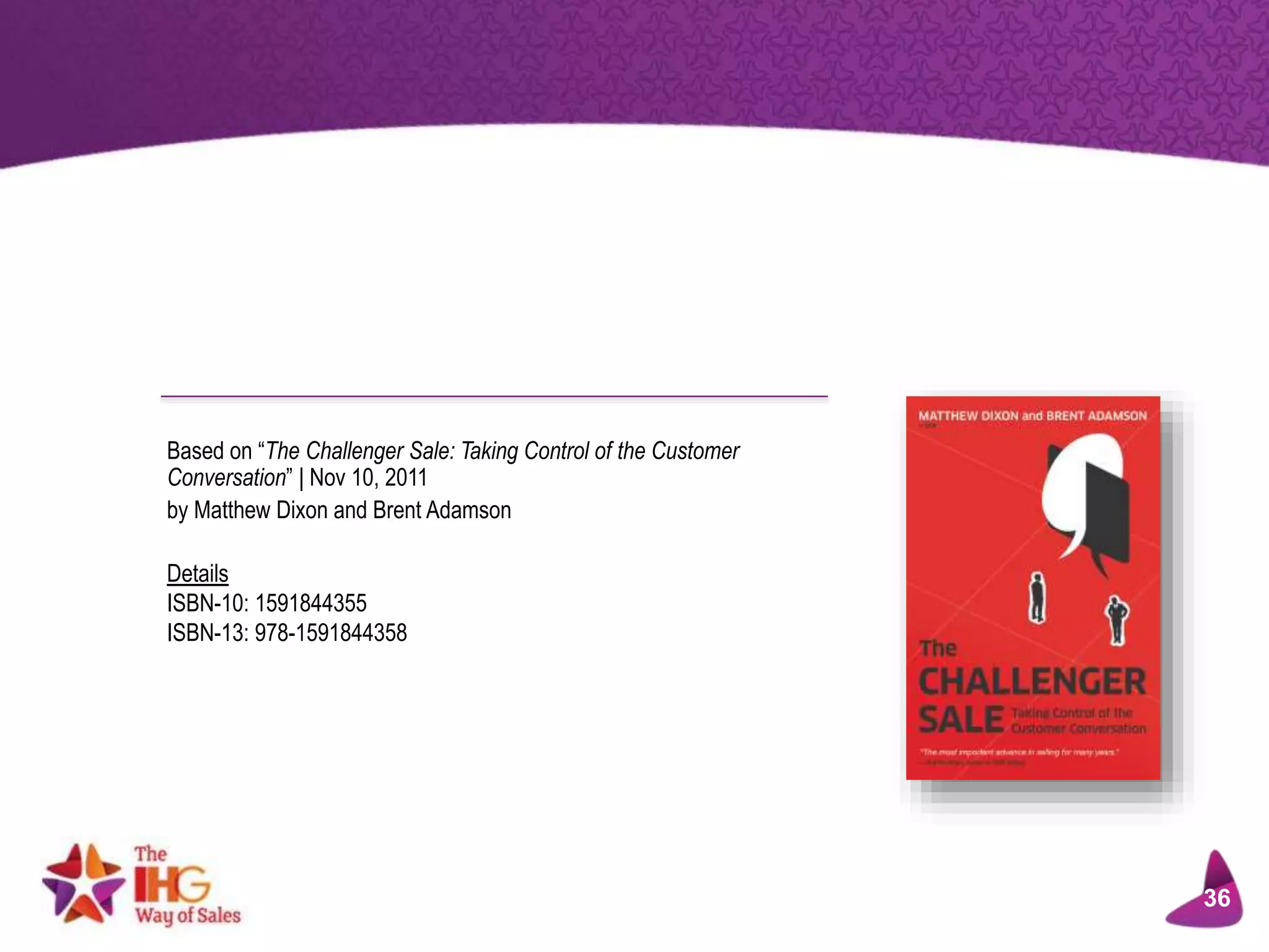 The Challenger Sale PowerPoint Presentation | PPTX