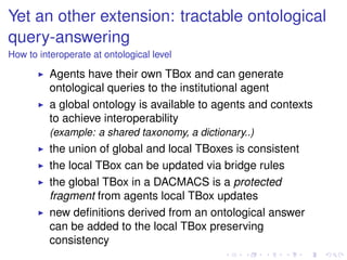 Challenge@RuleML2015 Exchanging Data and Ontological Definitions in Multi-Agent-Contexts Systems ...