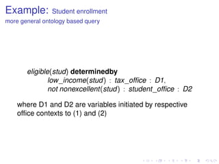 Challenge@RuleML2015 Exchanging Data and Ontological Definitions in Multi-Agent-Contexts Systems ...