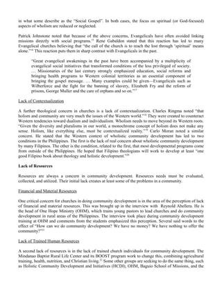 Challenges in Doing Church-Initiated Christian Development in the ...