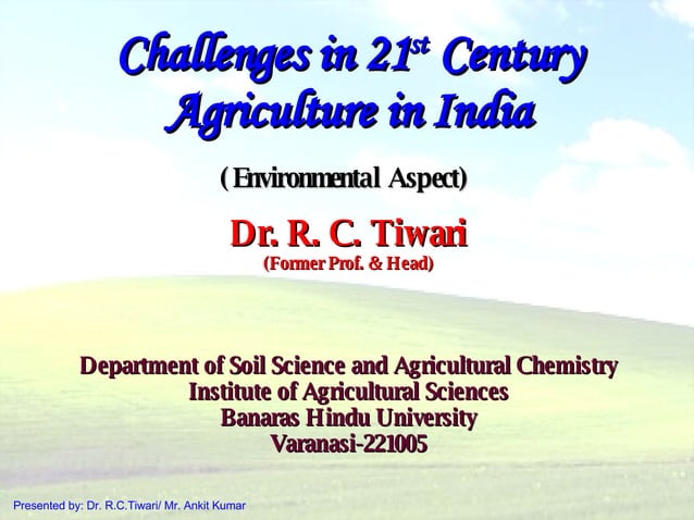 Challenges 21 Century In Environmental Aspects | PPT