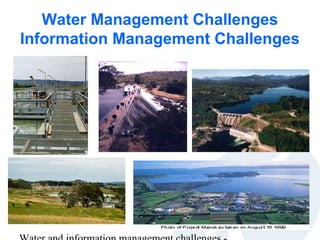 Challenges in Water Management and Information Management | PPT