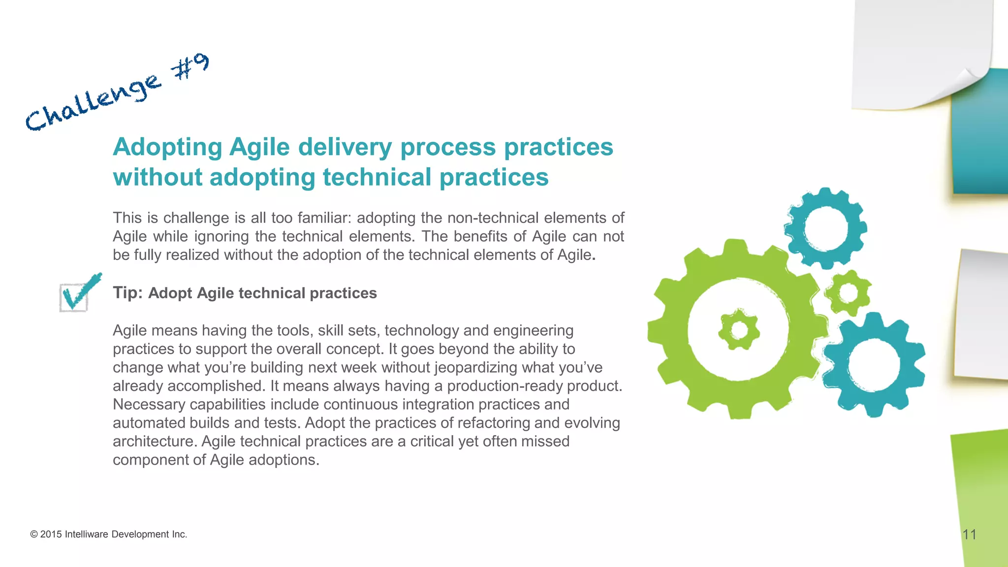 The Challenges of Agile Adoption | PDF | Business | Business and Finance