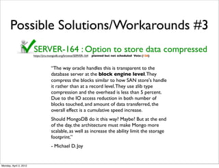 Challenges with MongoDB | PPT