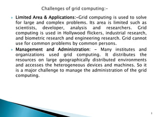 Challenges and advantages of grid computing | PPT