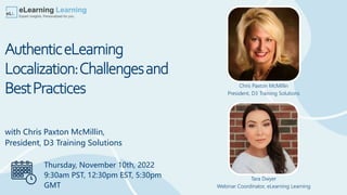 Authentic eLearning Localization: Challenges and Best Practices | PPT