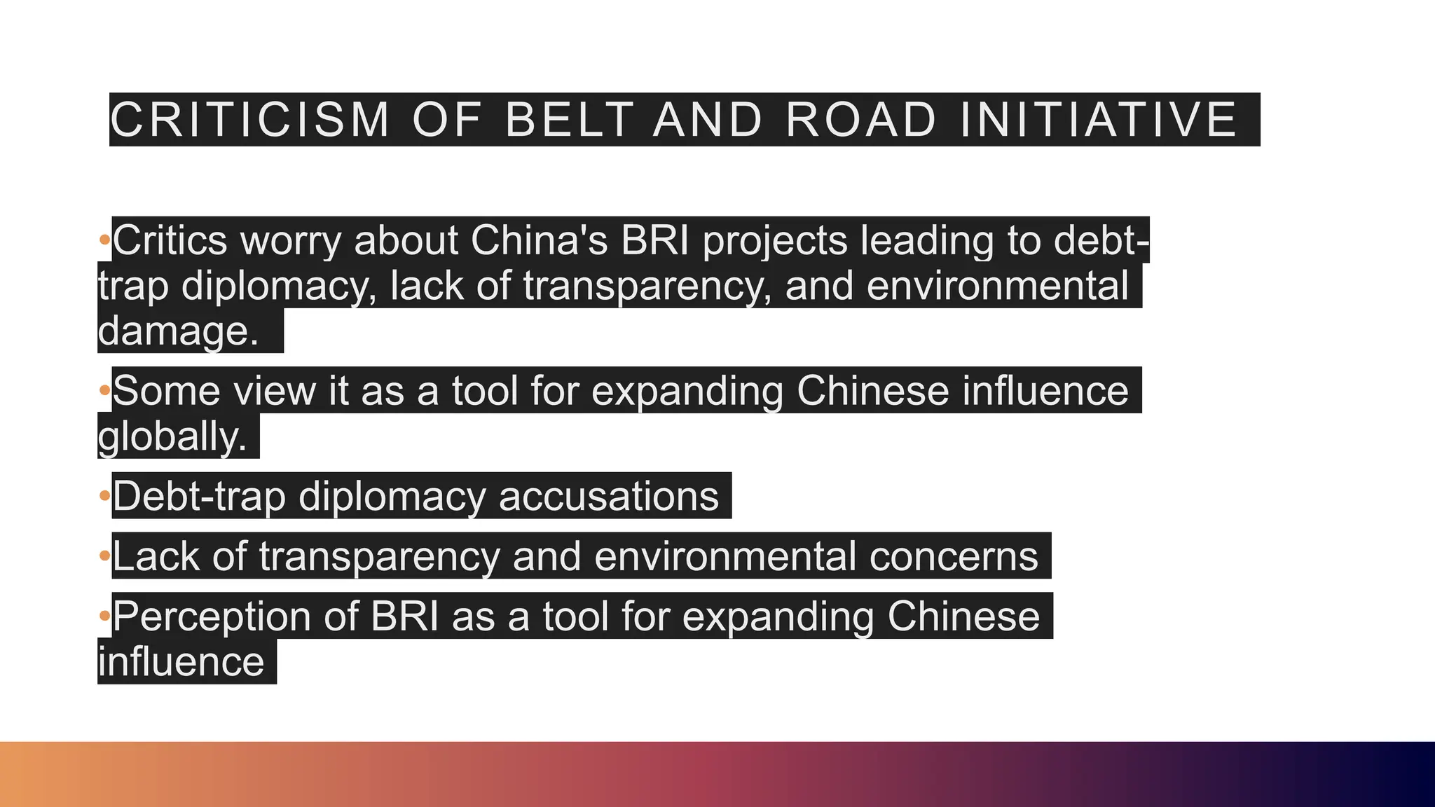 Challenges and criticism on foreign policy^Gof^GChina.pptx