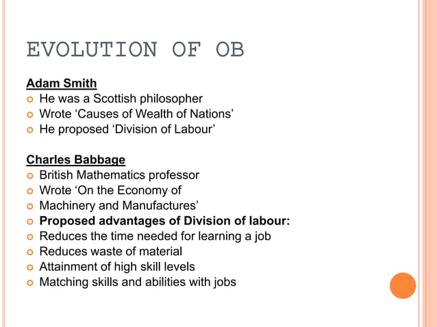 Challenges and Evolution of Organizational Behaviour | PPT