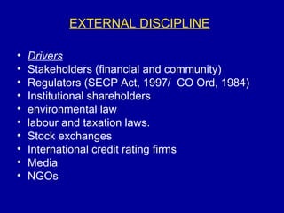 Challenges and issues in corporate governance | PPT