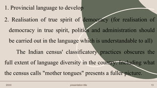 Challenges and Issues in Promoting Language Diversity in India.pptx