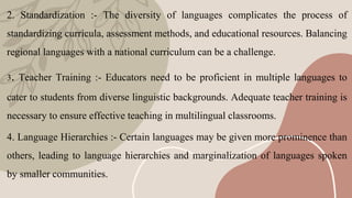 Challenges and Issues in Promoting Language Diversity in India.pptx