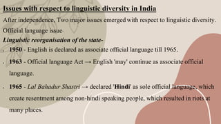 Challenges and Issues in Promoting Language Diversity in India.pptx