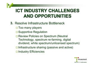 Challenges and Opportunities for ICT Industry in Indonesia 2016 | PDF