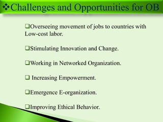 Challenges and opportunities for ob | PPTX