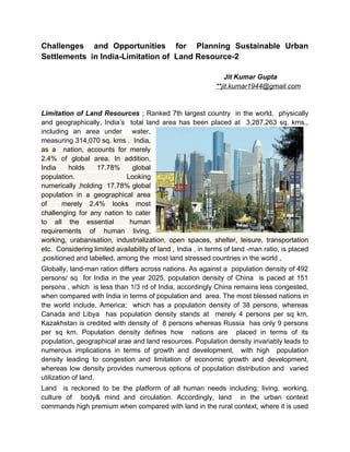 Challenges and Opportunities for urban deveopment- Land Resource.docx