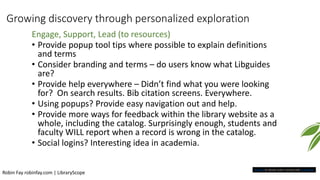 Challenges and opportunities in library discovery services gen | PPTX