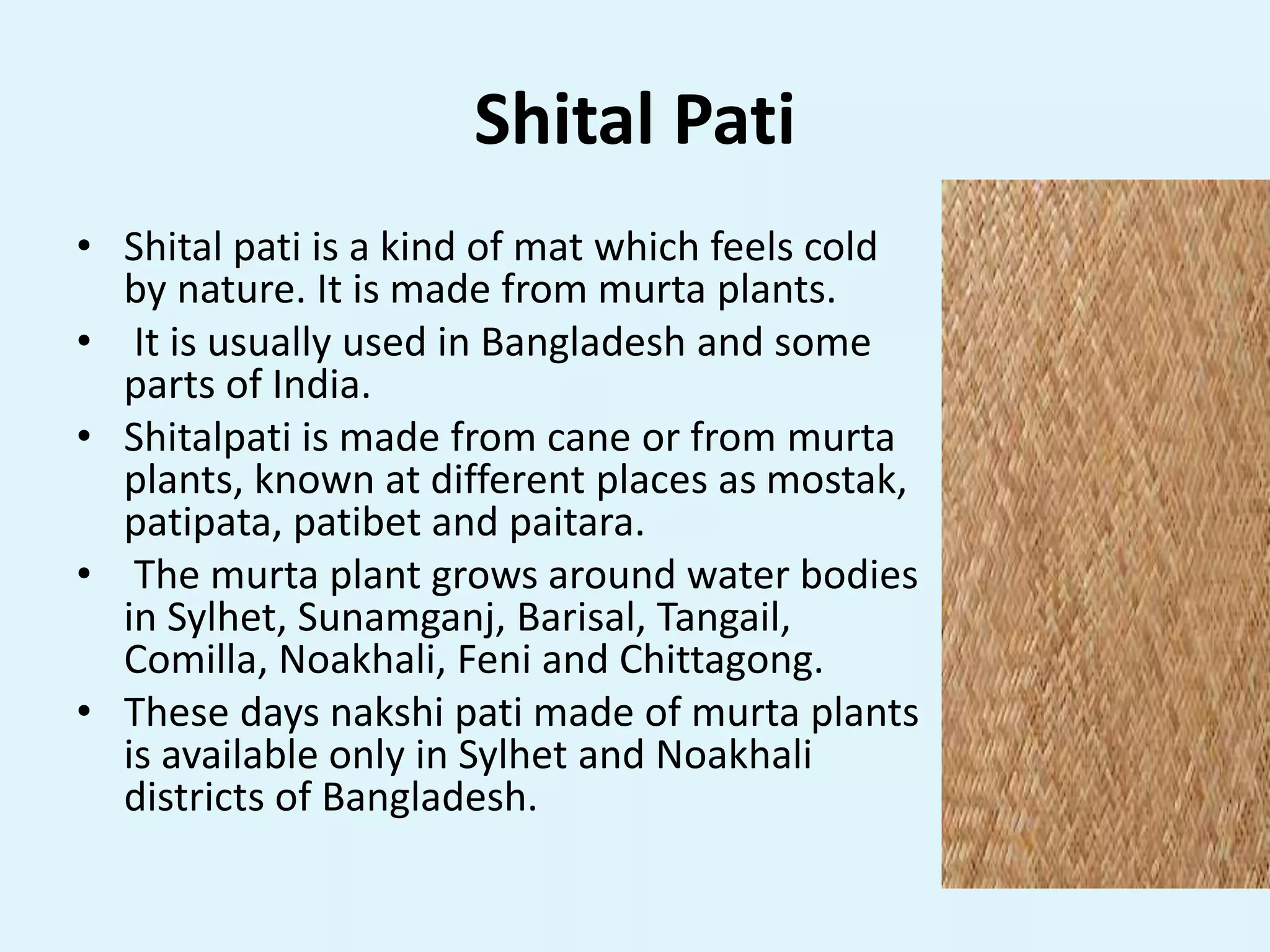 Challenges and opportunities of handicrafts industry of bangladesh | PPTX