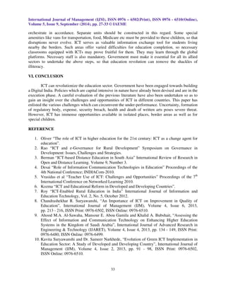 Challenges and opportunities of ict in management education | PDF | Education industry | Industries